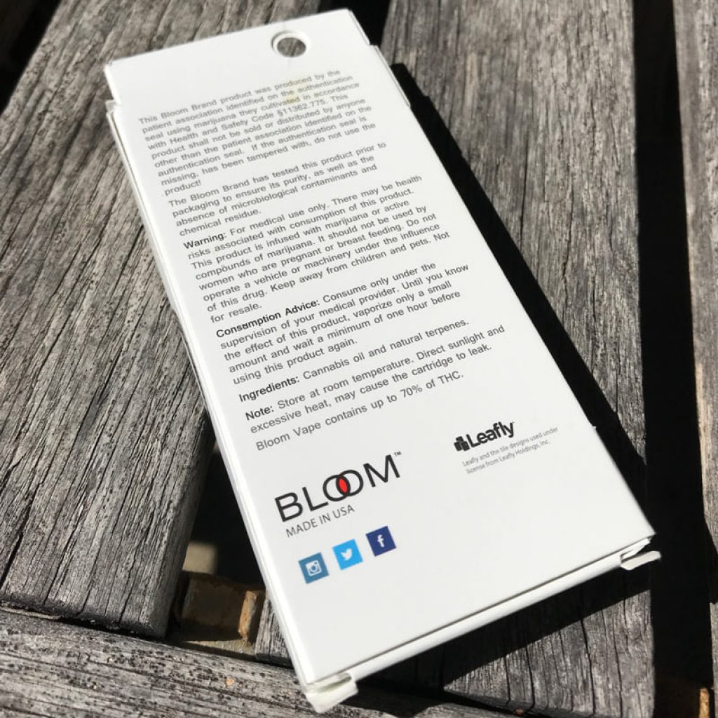 Bloom Brand Vape Cartridge Review - Cannabis Vape Reviews