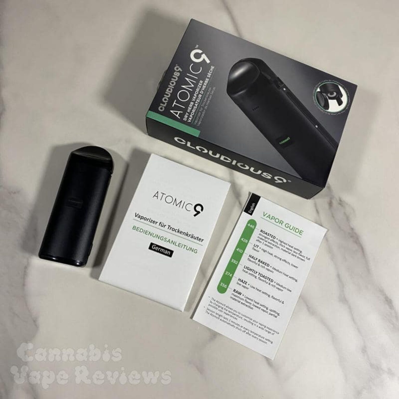 Cloudious9 Atomic9 Flower Vape Review - Cannabis Vape Reviews